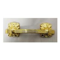China Gold Silver Plastic Coffin Handles For Cremation Coffin 28.5*8.5cm Injection Coated for sale
