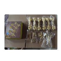 China Gold Silver Plastic Coffin Handles For Cremation Coffin 28.5*8.5cm Injection Coated for sale