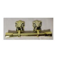China 28.3*11cm Gold Finished ABS PP Plastic Coffin Handles European Style Casket Bar for sale