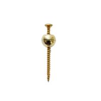 China Plastic Ball Steel Coffin Ornaments Screw 4.5cm Coffin Accessories for sale