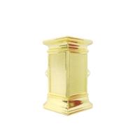 China 38cm Funeral Adult Casket Swing Handles Casket Bar Vacuum Metalization Coated for sale
