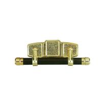 China 38cm Funeral Adult Casket Swing Handles Casket Bar Vacuum Metalization Coated for sale