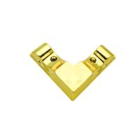 China Injection Molding Polypropylene Casket Corner Gold Plated European Style for sale