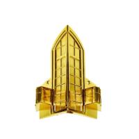 China ABS Castle Casket Corners American Style Vacuum Metalization Coating for sale