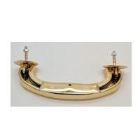 China Steel Wire Wooden Funeral Casket Handles Gold Finishing Luxury 20*6.5cm for sale