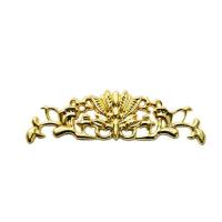 China European Style Gold Wooden Coffin Ornaments SGS BV Coffin Accessories for sale