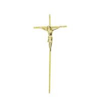 China Injection Plastic Catholic Casket Crucifix 37.5*14cm Vacuum Metalization Coating for sale