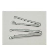 China 3mm Steel Casket Lid Support Arm Nickel Finished Casket Hardware Kit for sale