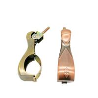 China Zamak Die Casting Casket Swing Bar Gold Chrome Gold Chrome Polished for sale