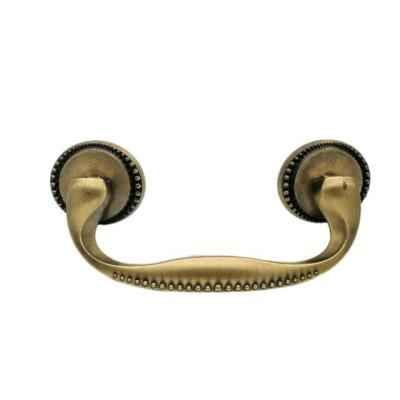 China Brass Plated Movable Casket Bar 20*9cm With Screw Rod European Style for sale