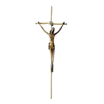 China Antique Copper Spanish Funeral Cross 74*26cm European Style for sale
