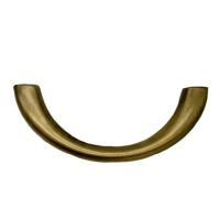 China 418g Polished Funeral Casket Handles Antique Brass Color Zinc Alloy for sale