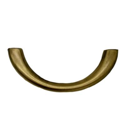 China 418g Polished Funeral Casket Handles Antique Brass Color Zinc Alloy for sale