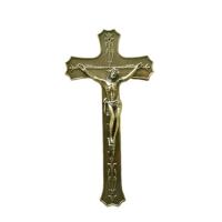 China Funeral Religion Metal Casket Crucifix 46*21cm European Style for sale