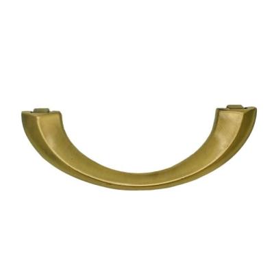 China French Funeral M6 Screw Antique Coffin Handles Brass Polished 303g Coffin Handles for sale
