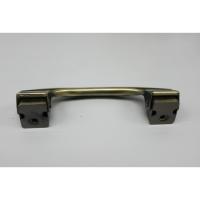 China Gold Plating Metal Casket Handle 17*6.5cm With Square Basement for sale