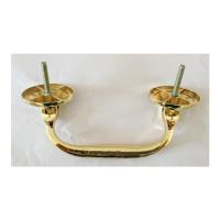 China European Style Zamak Antique Coffin Handles Traditional Religion Funeral Gold Plated for sale