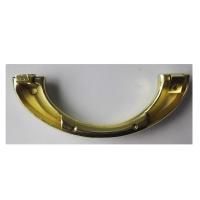 China 165mm Brass Brushed Burial Coffin Handles And Accessories 6mm Screw Rod for sale