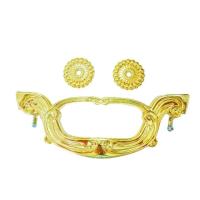 China Armed Funeral Casket Handles 6mm Steel Wire Inside Coffin Handles 100kgs Weight Lifting for sale