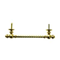 China Reinforced Steel Antique Coffin Handles PP Recycle Gold Finishing for sale