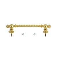 China Reinforced Steel Antique Coffin Handles PP Recycle Gold Finishing for sale