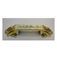 China Cremation Funeral Casket Handles Gold Plated Injection Plastic Coffin Handles for sale