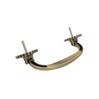 China Brass Finish Wooden Coffin Fittings 19*7cm for sale