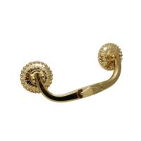 China Brass Finish Wooden Coffin Fittings 19*7cm for sale