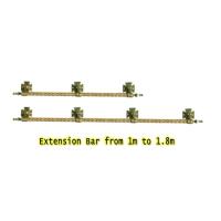 China Antique Brass Casket Bar Extend Length 1.8m for sale
