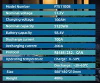 China 48V 100Ah/200Ah/300Ah  Lifepo4 Battery FC CE ISO for sale
