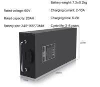 China 60v 20ah 30ah 35ah 40ah 50ah Motorcycle Lithium Ion Batteries For Electric Scooter for sale