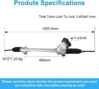 China Factory AUTO PARTS POWER STEERING GEAR 48001-3BA0A 48001-9KH0A 49001-1HB4A for NISSAN 480013BA0A for sale