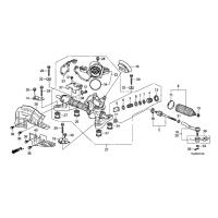China OEM 53601T0AA01 Lhd Electric Power Steering Rack and Pinion for Honda CRV RM2 RM4 53601T0AA03  53601TFCH01 for sale