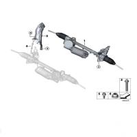 China Auto Part 32106892849 LHD Electronic Power Steering Rack and Pinion Assembly for BMW X5/G05 32107915597 32106899861 32106899863 for sale