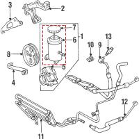 China Auto Part 44306-30280 for Genuine Toyota Vane Pump Oil Reservoir  4430630280 POWER STEERING PUMP Oil Tank for sale