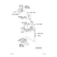 China Power Steering Pressure Line Hose Assembly 44410-60610 Professional Replaces Easy to Install for TOYOTA TRJ120 for sale
