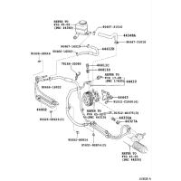 China OEM 4441060480 for Toyota 4441060480 Tube ASSY Pressure Feed 44410-60480 Power Steering Pressure Hose for sale