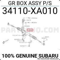 China Car Part 34110XA010 LHD Power Steering Gear Box for Subaru  34110-XA00A 34110-XA010 Auto Steering Rack and Pionin for sale
