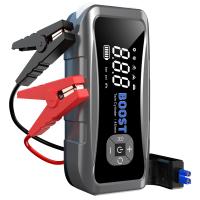 China 6000A Heavy Duty Car Jump Starter with Double Cylinder Inflator 160PSI Air Compressor Fast Charging Power Bank for 12VGas/Diesel for sale