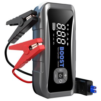 China 6000A Heavy Duty Car Jump Starter with Double Cylinder Inflator 160PSI Air Compressor Fast Charging Power Bank for 12VGas/Diesel for sale