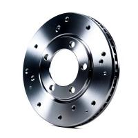 China CNC Machined Stainless Steel Bronze Brake Rotor Disc Drilled Slots OEM Replacement Certified CX Brand for Cars SUVs Trucks Type for sale
