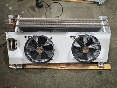 China Electric Refrigeration Custom Plate Evaporator Air Cooler High Efficiency Motor Bearing Walk-In Freezer Cold Room White/Custom for sale