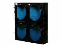 China Factory Direct Sale Air Cooled High Efficiency Condenser 4 Fans Evaporator Coil Aluminum Copper for Refrigeration Cold Rooms for sale