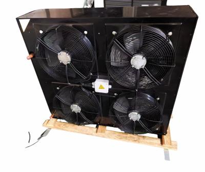 China Energy-Saving High Efficiency Industrial 4 Fan Aluminum Copper Tube Air Cooled Condenser 1 Year Warranty for Refrigeration for sale