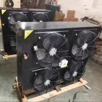 China Low Noise High Efficiency Air Cooled Condenser Aluminum Copper Tube U-Shaped Heat Exchanger for Cold Storage Freezers 1 Year for sale