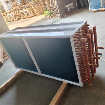 China Hot Sale Factory Air Cooled Condenser Aluminum & Copper Tube High Efficiency Refrigeration Parts for Automobile Air Conditioner for sale