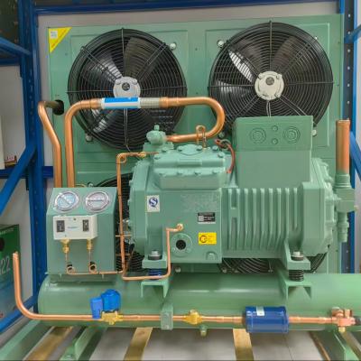 China Cold Room Refrigeration Air Cooled Semi-Hermetic Compressor Medium Temperature Condenser Evaporator Freezer Unit Motor 2HP-50HP for sale