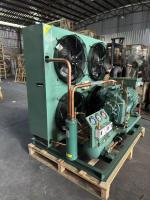 China High Quality 25HP Semi Hermetic Piston Low Temperature Compressor Motor Air Cooled Condensing Unit R404a Refrigerant 1 Year for sale