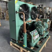 China Essential Outdoor Refrigerator 12HP Cold Piston Compressor Air-Cooled Condensing Units Motor R404a Refrigerant 1 Year Warranty for sale