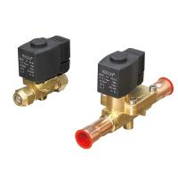 China HV Model Brass SAE Connection Air Conditioner and Refrigerator Liquid Line Solenoid Valve for sale